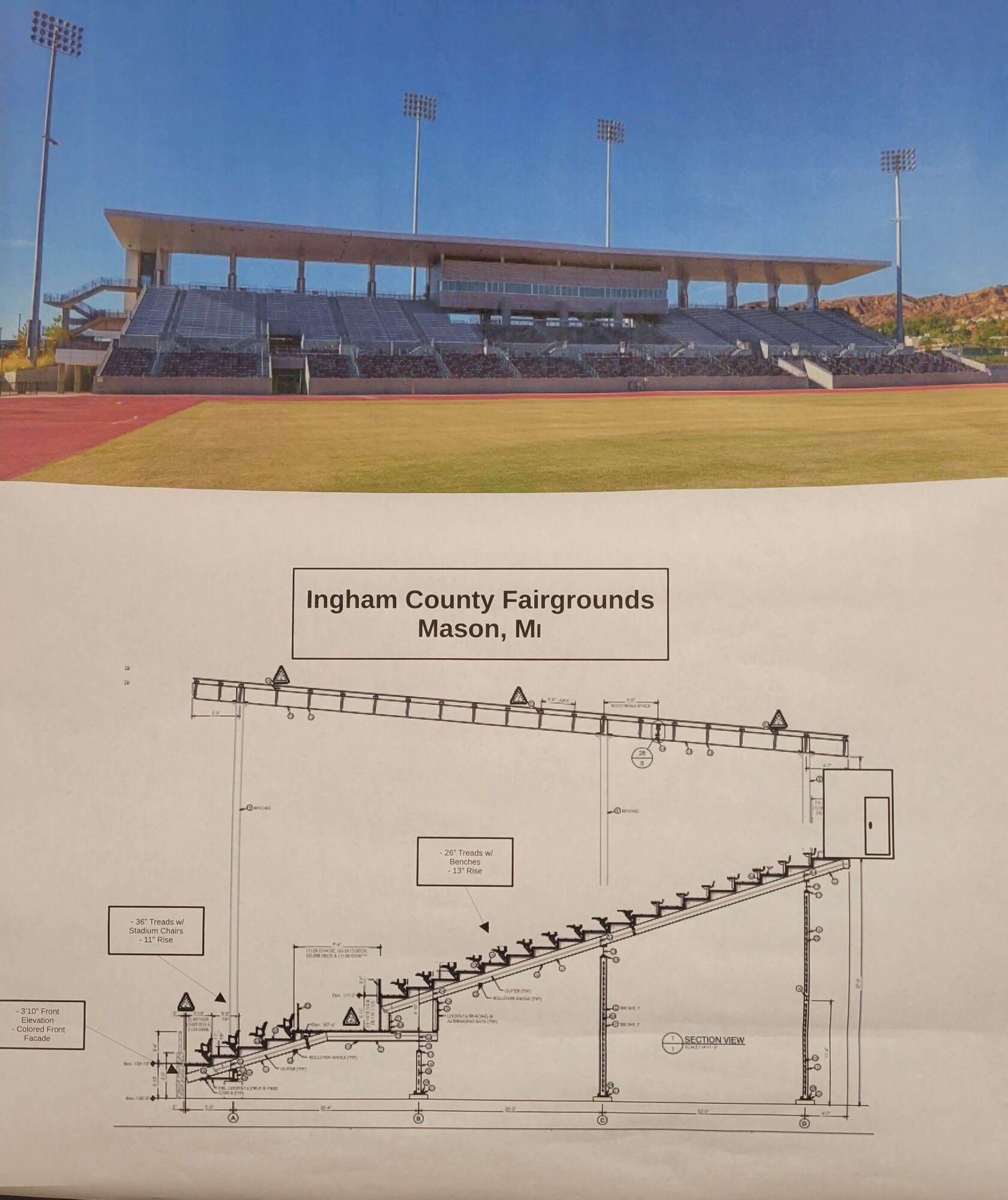 Federal grant secured for new Ingham County Fairgrounds grandstand
